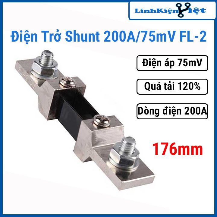 Điện trở Shunt 200A/75mV FL-2 độ chính xác cao 2-4000A | Shopee Việt Nam