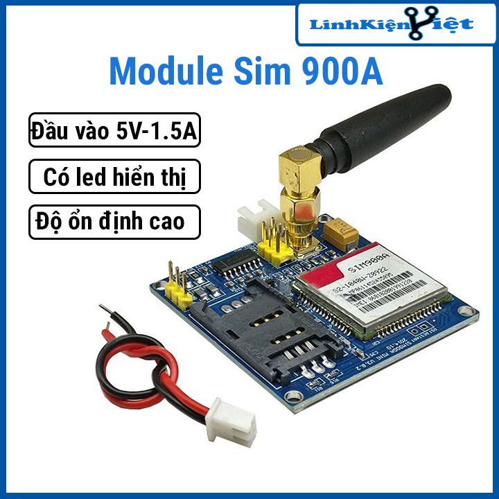 MODULE SIM 900A GSM GPRS TC35I có đèn led hiển thị | Shopee Việt Nam