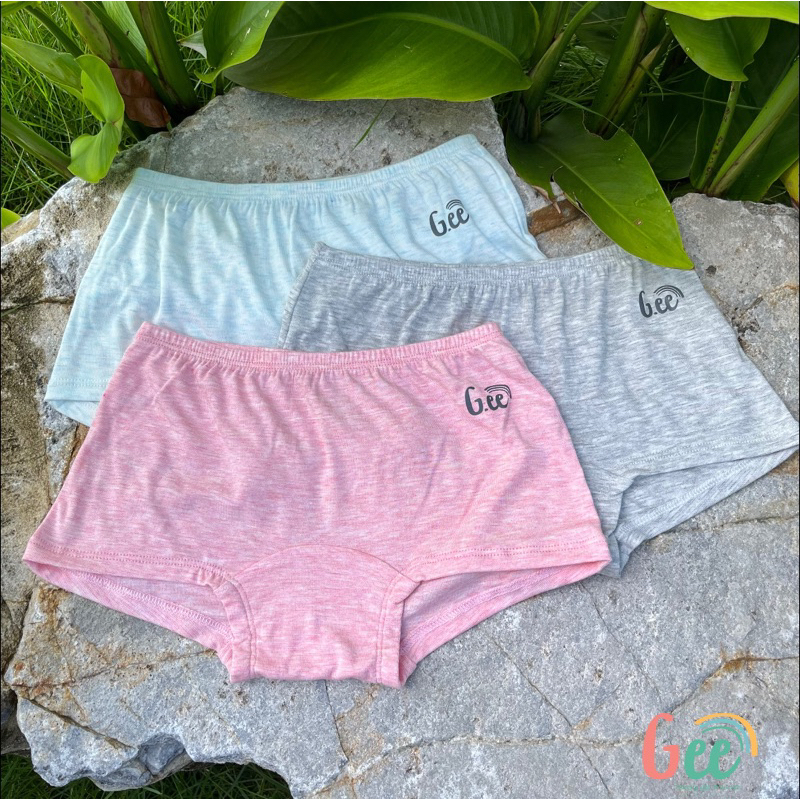 [Gee] Set 3 quần chip đùi bé gái, quần lót, quần mặc trong váy vải gỗ ...