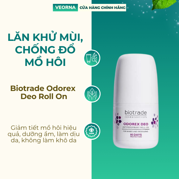Lăn Khử Mùi, Chống Đổ Mồ Hôi Biotrade Odorex Deo Roll On - 40ml ...