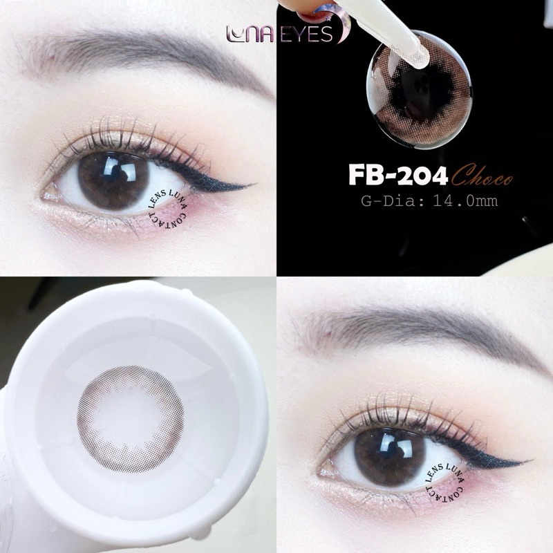 Kính áp tròng NANA EYES FB-204 CHOCO - Lens size nhỏ | Shopee Việt Nam