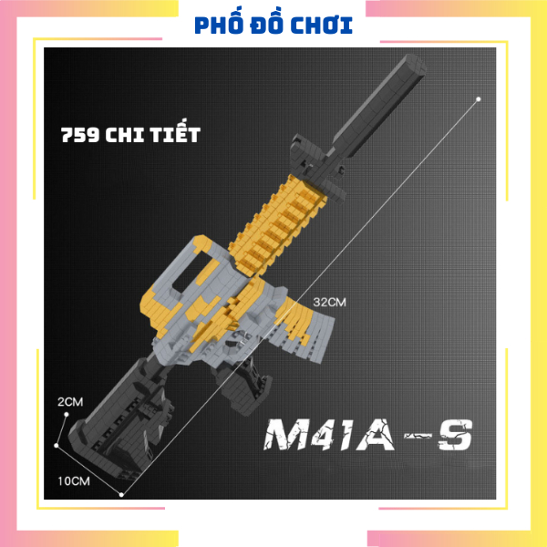 BỘ ĐỒ CHƠI LẮP RÁP MÔ HÌNH SÚNG (LEGO STYLE)- SÚNG RIFLE- ĐỒ CHƠI THÔNG ...
