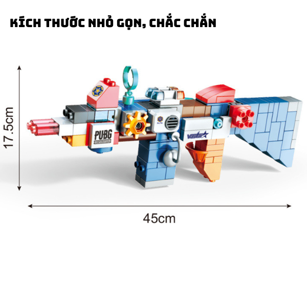BỘ ĐỒ CHƠI LẮP RÁP MÔ HÌNH SÚNG (LEGO STYLE)- SÚNG RIFLE- ĐỒ CHƠI THÔNG ...