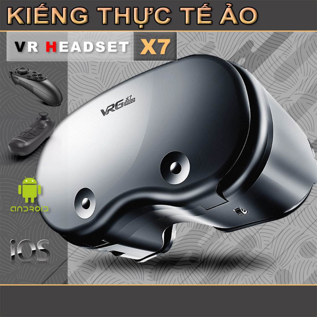 Kính Thực Tế Ảo, VRG PRO X7, Chuyên Xem Film 3D, VR, Chơi Game VR ...