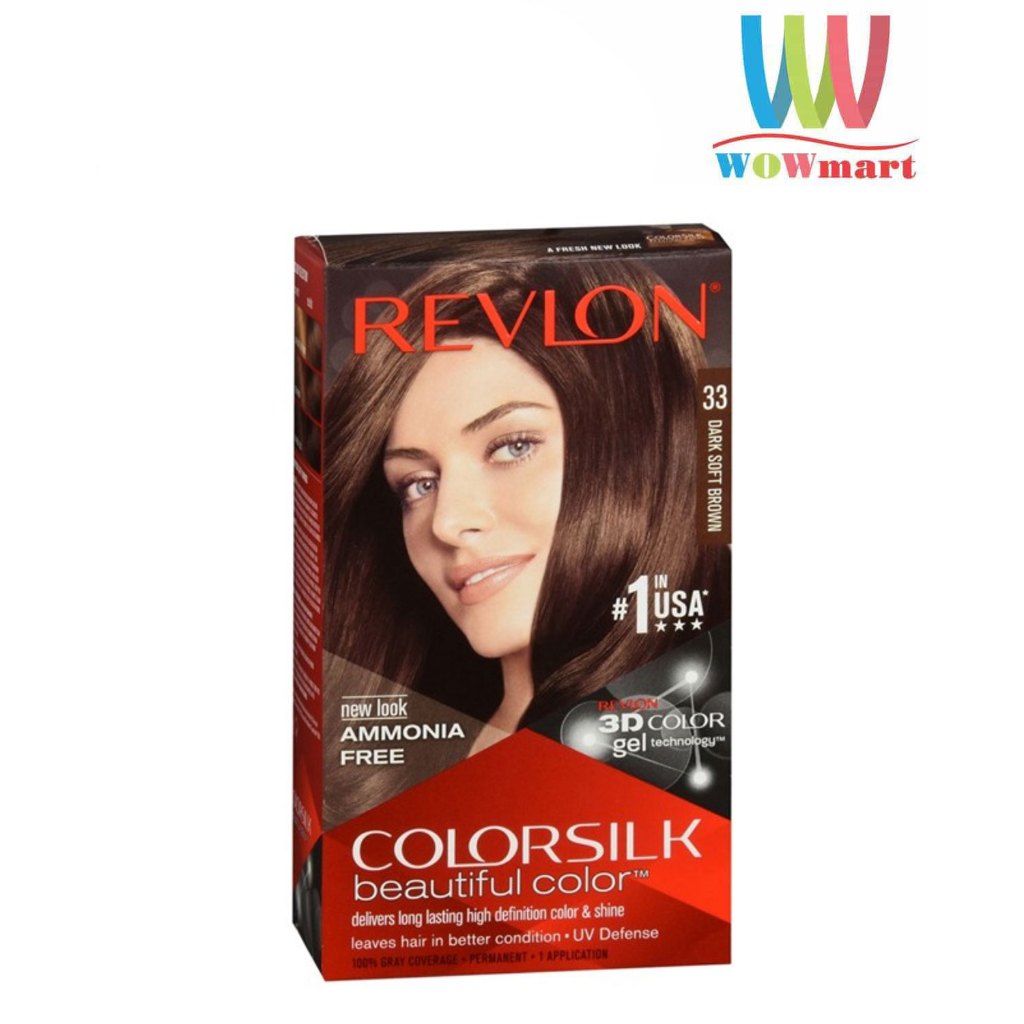 Thuốc nhuộm tóc Revlon số 33 mẫu mới - hộp đỏ | Shopee Việt Nam