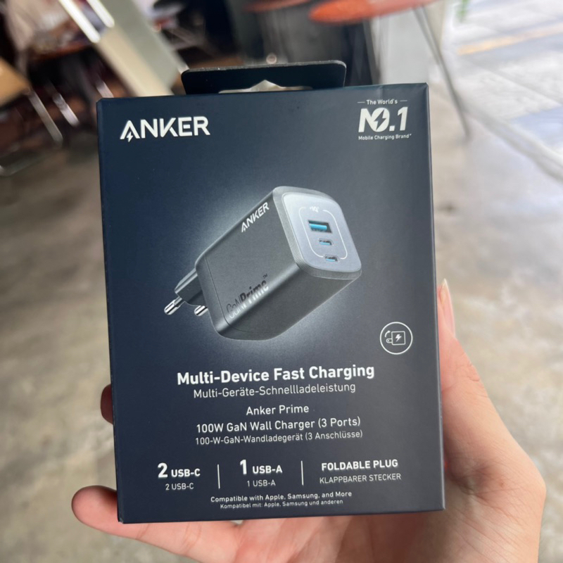 Bộ sạc nhanh Anker 737 Prime A2343 100W USB C GaN, hỗ trợ PPS 2.0, PD ...