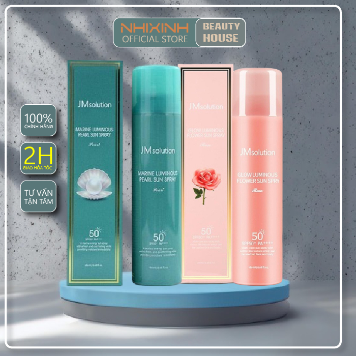 Xịt Chống Nắng JM Solution Marine Luminous Pearl Sun Spray SPF 50+/PA ...