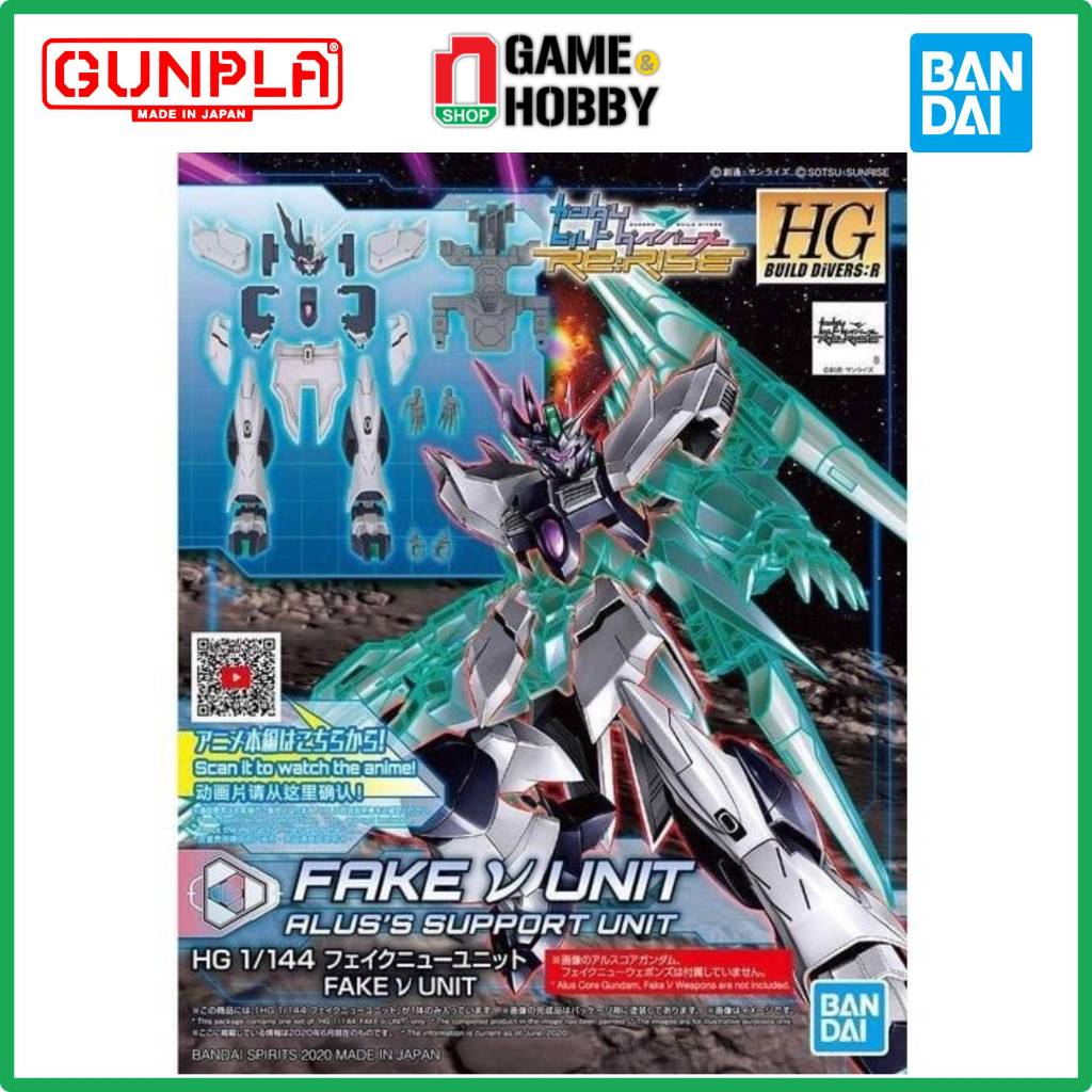 Phụ kiện mô hình Bandai Gundam Fake Nu Unit Alus's Support Unit HGBD:R ...