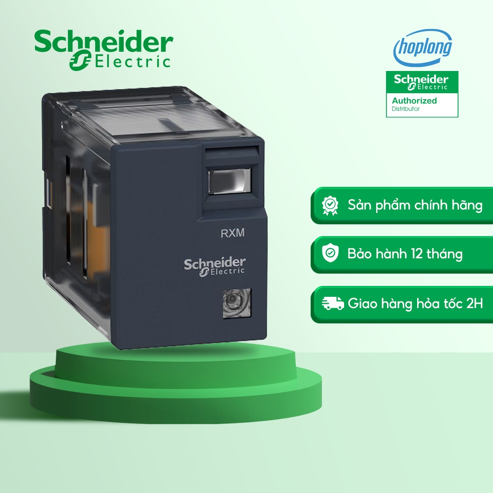 Relay trung gian RXM4LB2BD Schneider - 24VDC - loại 4 Poles (14 chân ...