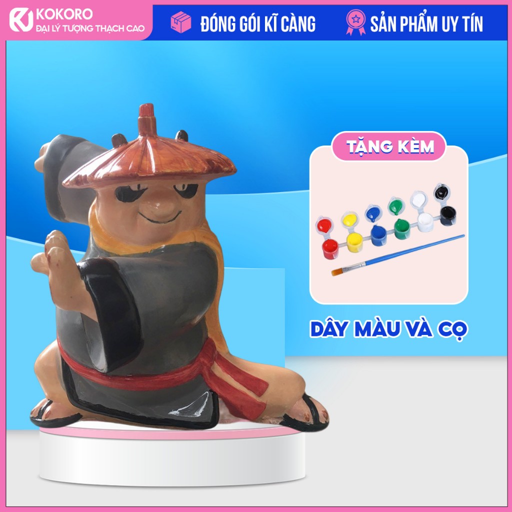 Tượng Thạch Cao Nhân Vật Công Phu Pan Đa Đồ Chơi Tô Màu Cho Bé size lớn ...