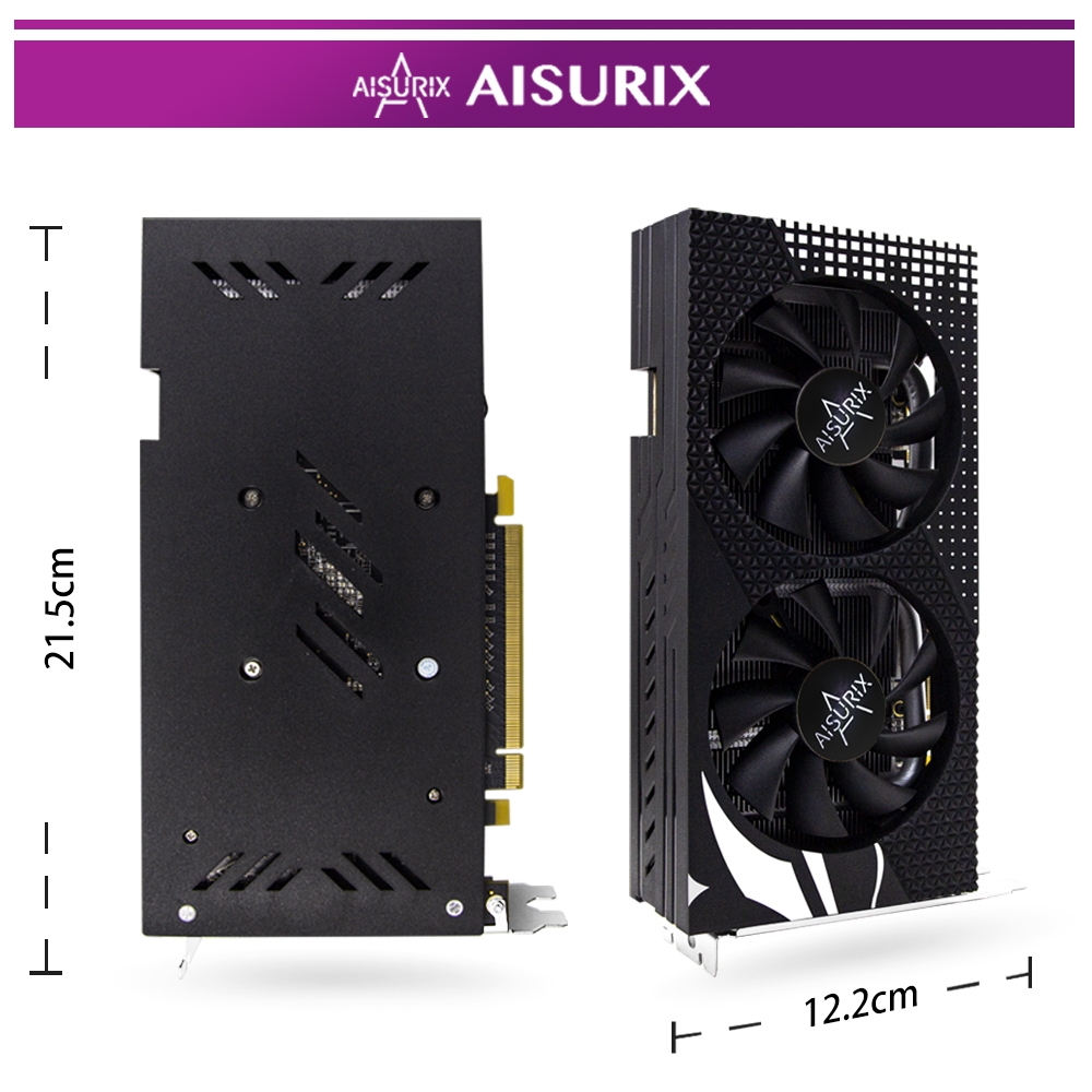 AISURIX RX 580 8GB Card màn hình VGA New GPU AMD GDDR5 PC Gaming ...
