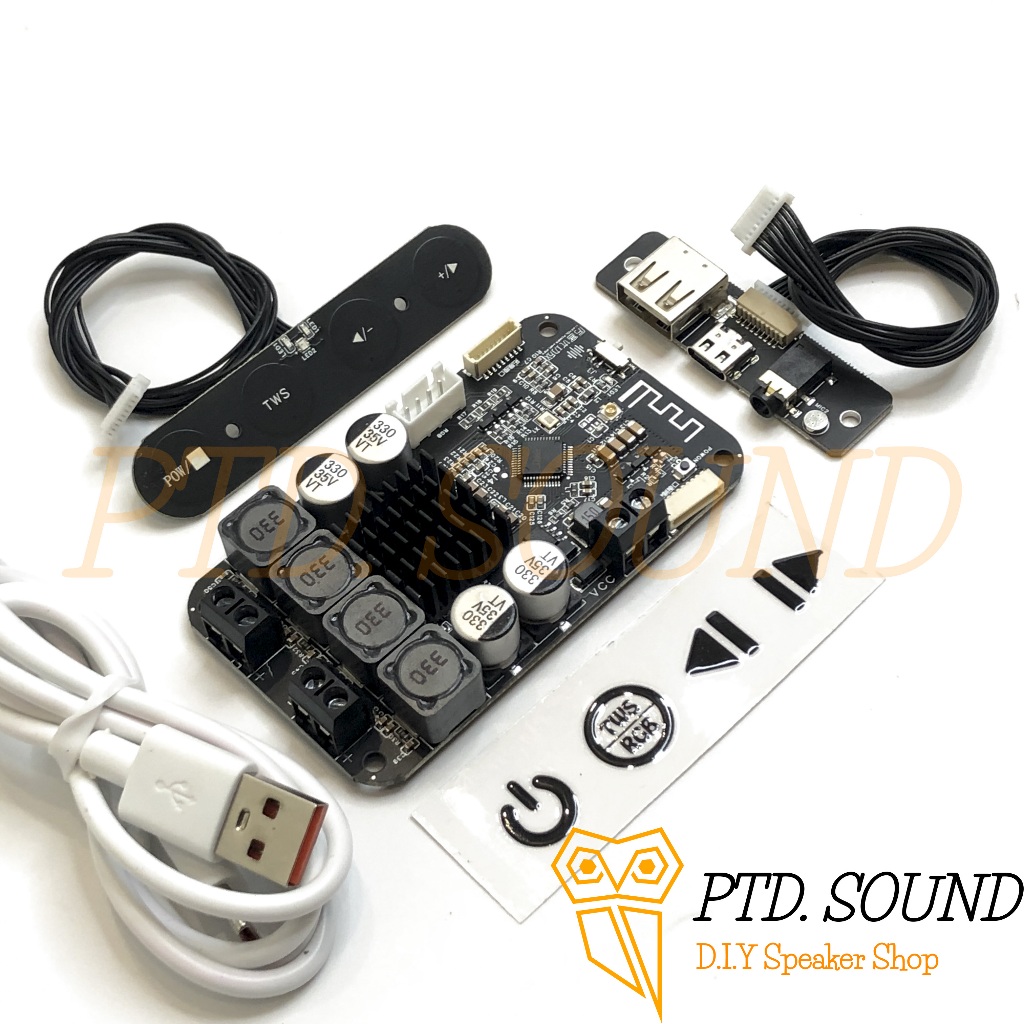 Mạch DSP khuếch âm thanh bluetooth EIFFELTON 2.0 Pre 50*50w từ TPD ...