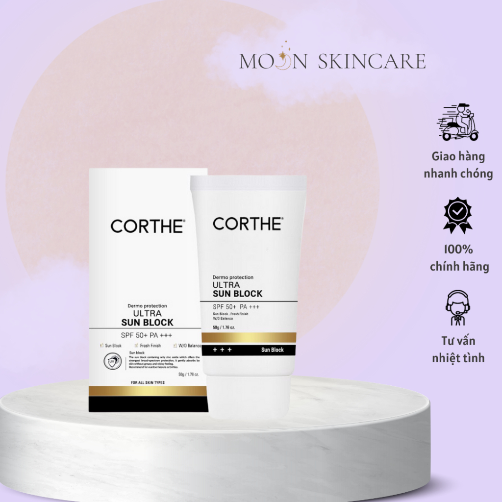 Kem Chống Nắng Corthe Dermo Protection Ultra Sun Block SPF50+/PA+++ 50g ...