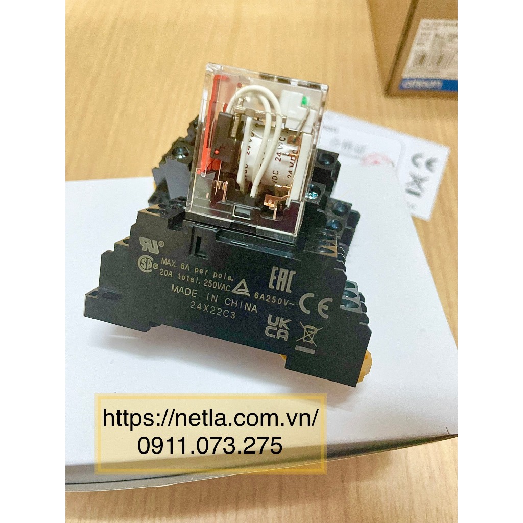 OMRON - (Relay) Rơ le trung gian 8 chân 24V/220V MY2N-GS DC24 MY2N-GS AC220/240 Omron Hàng chính ...