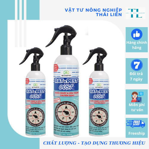 [Chính hãng] Chai xịt đuổi chuột và đuổi côn trùng Rat & Pest Oust ...