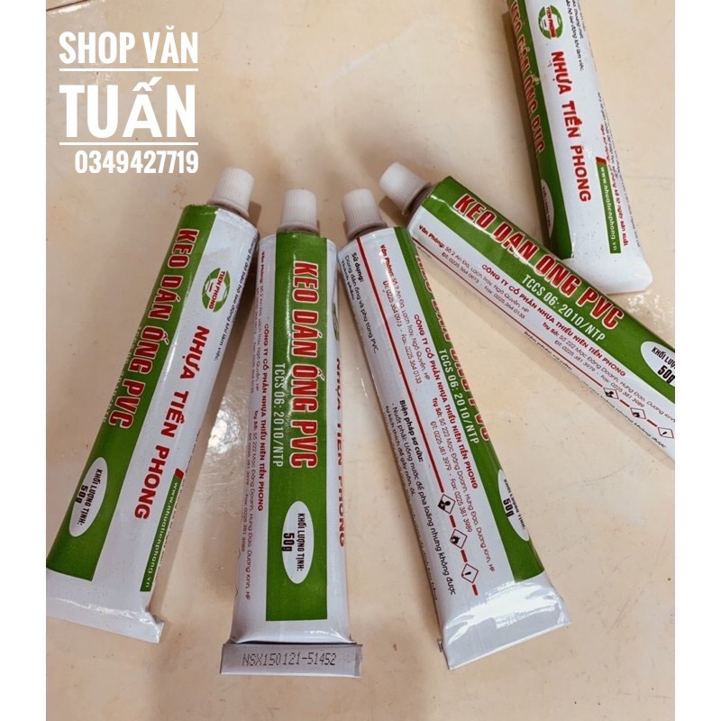 Keo dán ống Nhựa PVC 50g-Keo dán ống nước Tiền phong | Shopee Việt Nam