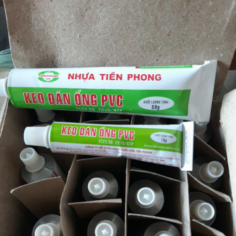 Keo dán ống Nhựa PVC 50g-Keo dán ống nước Tiền phong | Shopee Việt Nam