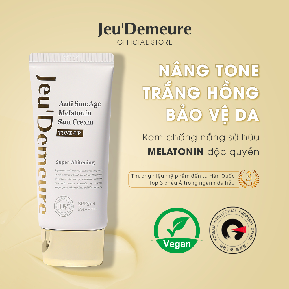 Kem Chống Nắng Nâng Tone Jeu'Demeure Anti Sun:Age Melatonin Sun Cream ...