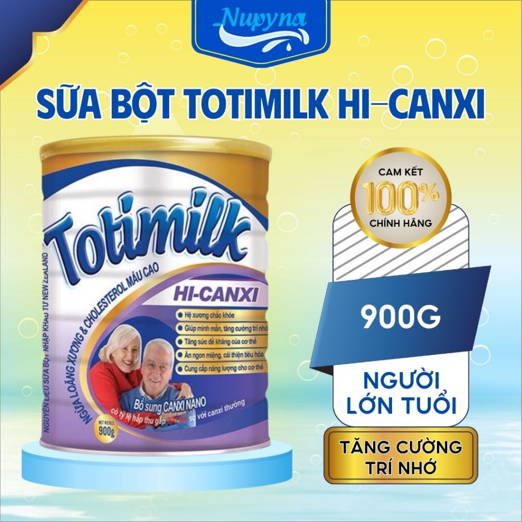 Sữa canxi xương khớp Totimilk hi-canxi sữa bột dinh dưỡng bổ sung canxi phòng ngừa loãng xương ...