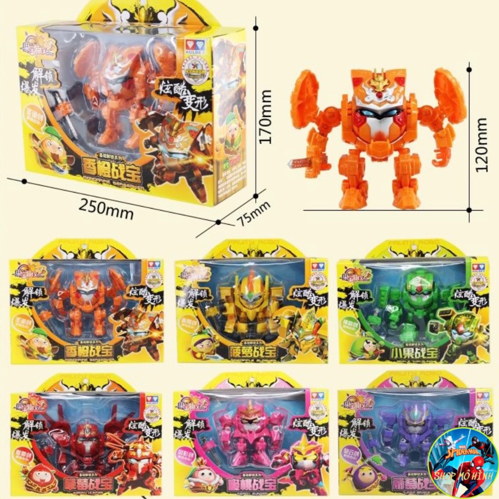 (SS3) Đồ Chơi Robo Trái Cây 3 Fruity Robo SS3 Bản Chìa Khóa Biến Hình ...