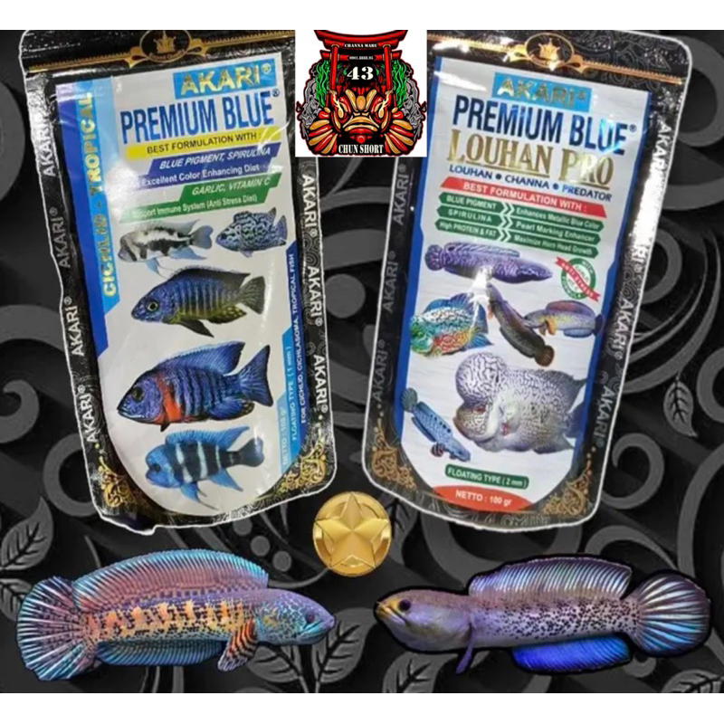 Cám Akari Blue Hỗ trợ sắc tố xanh dương | Cám Akari Mexy hỗ trợ đa sắc tốt | | Shopee Việt Nam