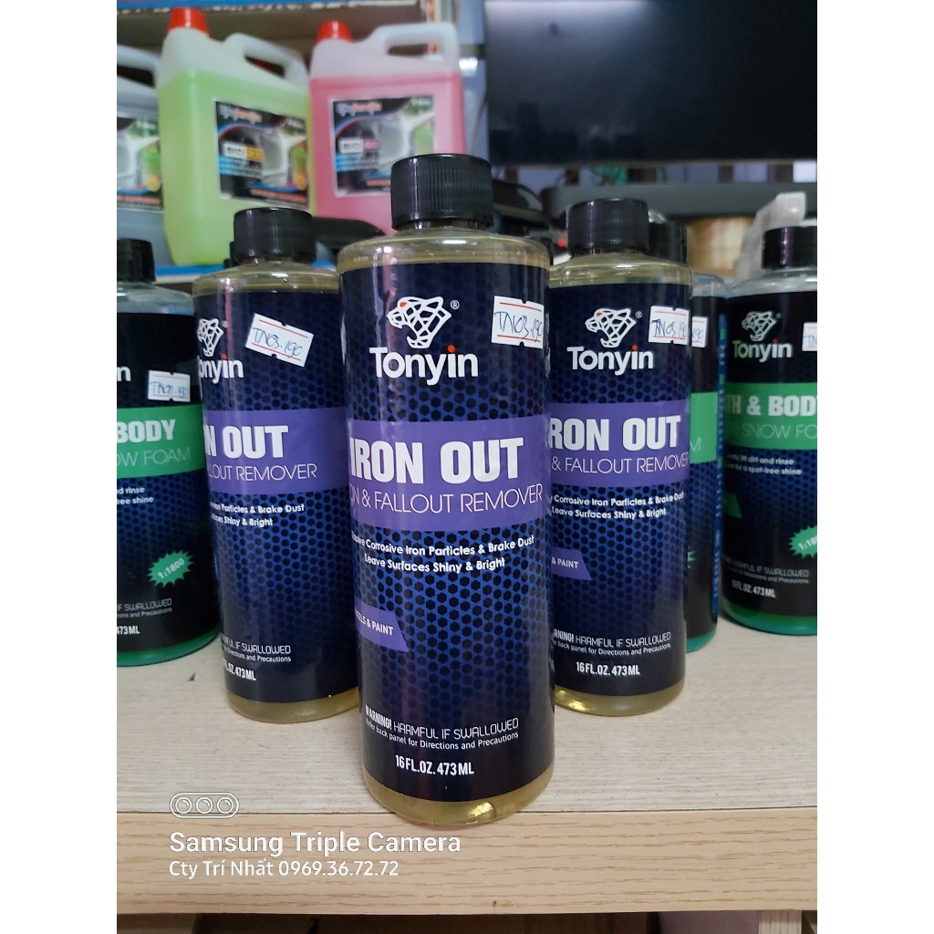 Chai xịt tẩy rửa La zăng IRON OUT IRON & FALLOUT REMOVER TN03 Tonyin 473ml | Shopee Việt Nam
