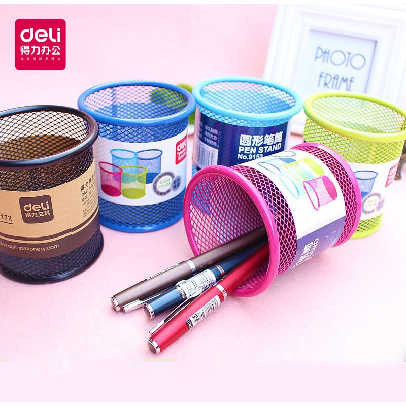 Khay cắm bút tròn Deli 9153 | Shopee Việt Nam