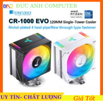 ĐEN/ TRẮNG Quạt Tản Nhiệt, Fan CPU Led RGB JONSBO CR1000- 4 Ống Đồng ...