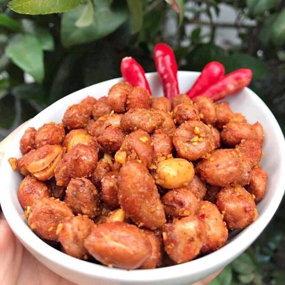 Hạt Đậu phộng ( hạt lạc ) rang tỏi ớt - giòn ngon bùi | Shopee Việt Nam