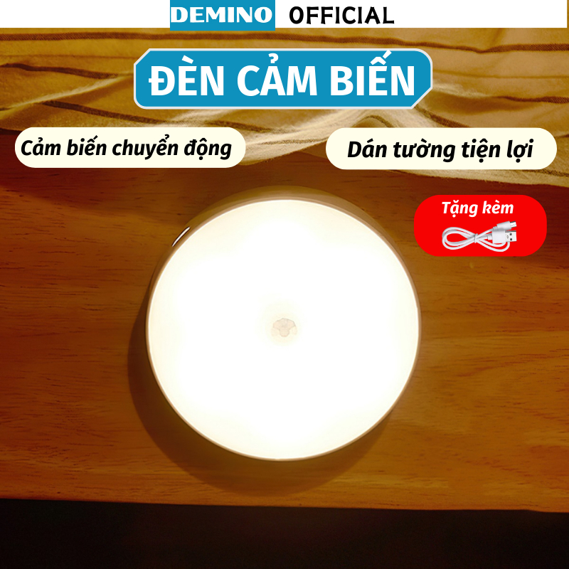 Đèn Cảm Biến Chuyển Động Demino Dán Tường Tủ Cầu Thang Hành Lang Tích ...