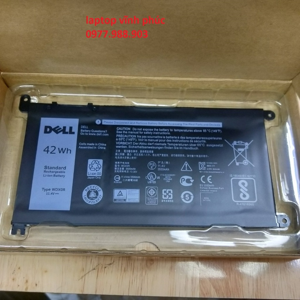 Pin ZIN LAPTOP Dell Inspiron 5568 5567 7579 5368 7378 7368 5765 7569 ...