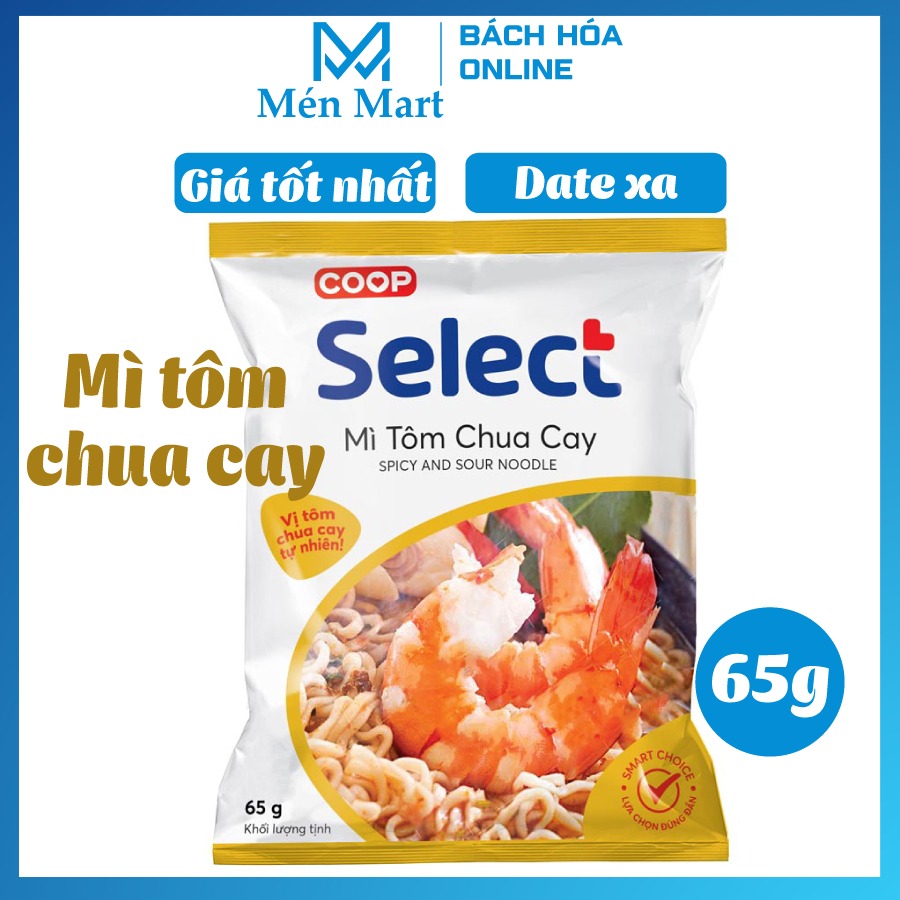 Mì tôm chua cay Coop Select 65g | Shopee Việt Nam