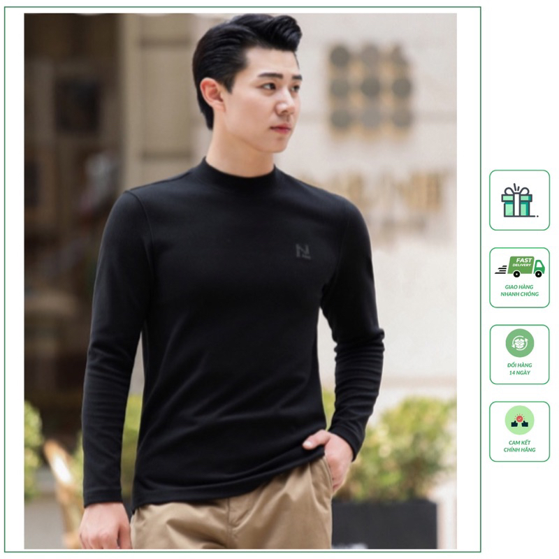 Áo giữ nhiệt nam cổ 2 phân chất nỉ cao cấp, chất đanh đẹp, siêu ấm đủ size | Shopee Việt Nam