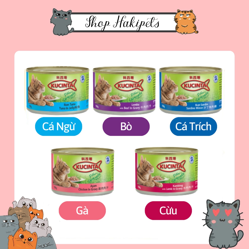 Pate lon 150gr Kucinta, Pate Kucinta hộp 150g nhập khẩu Thái Lan, Pate ...
