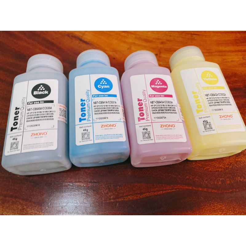 Mực Nạp laser màu CB540 Ce320 Zhono(Usa) 45gr chuẩn cho máy in HP 1215 ...