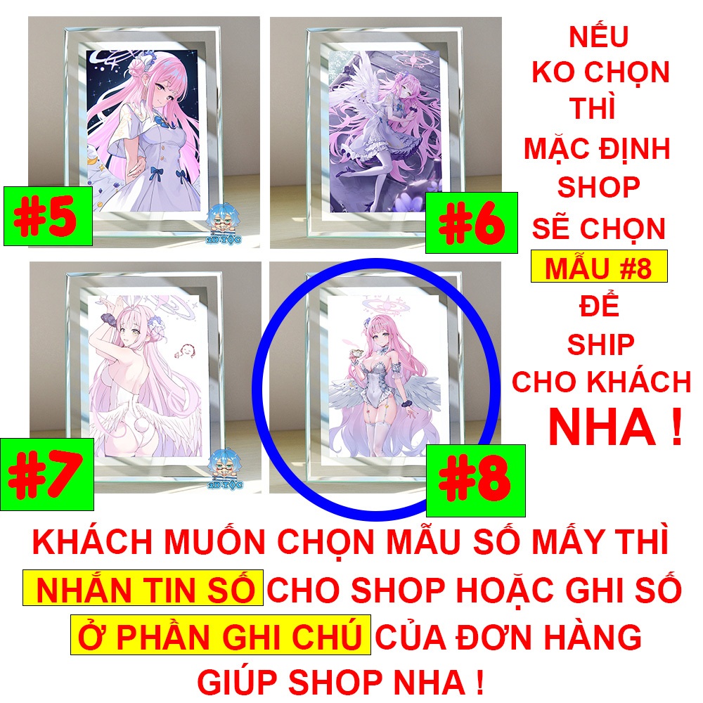 Khung kính Misono Mika Game Blue Archive - để bàn by 2D Tộc Shop ...