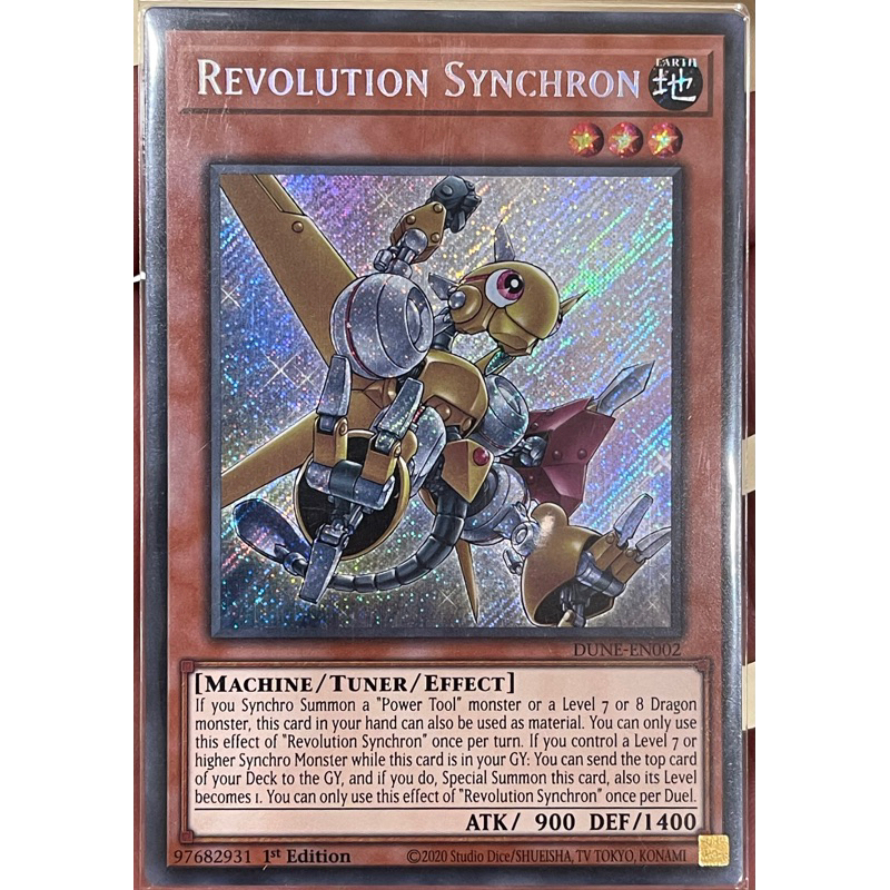 Revolution Synchron - DUNE-EN002 - Secret Rare 1st Edition | Shopee ...