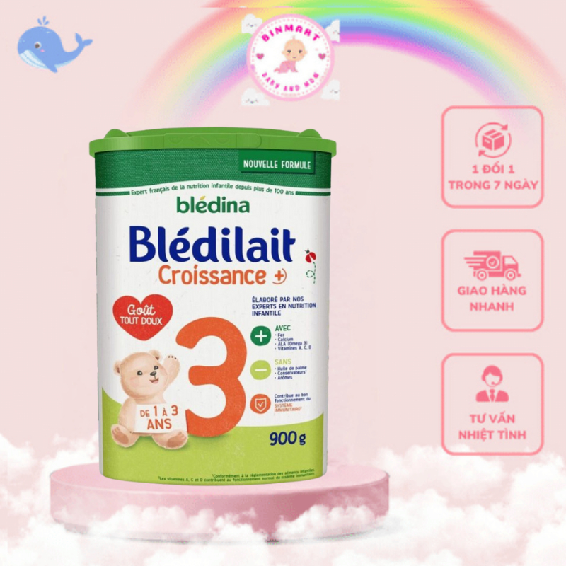 Sữa bột Bledilait Bledina đủ số 1,2,3 900g - Hàng Pháp- Tem Phụ ...