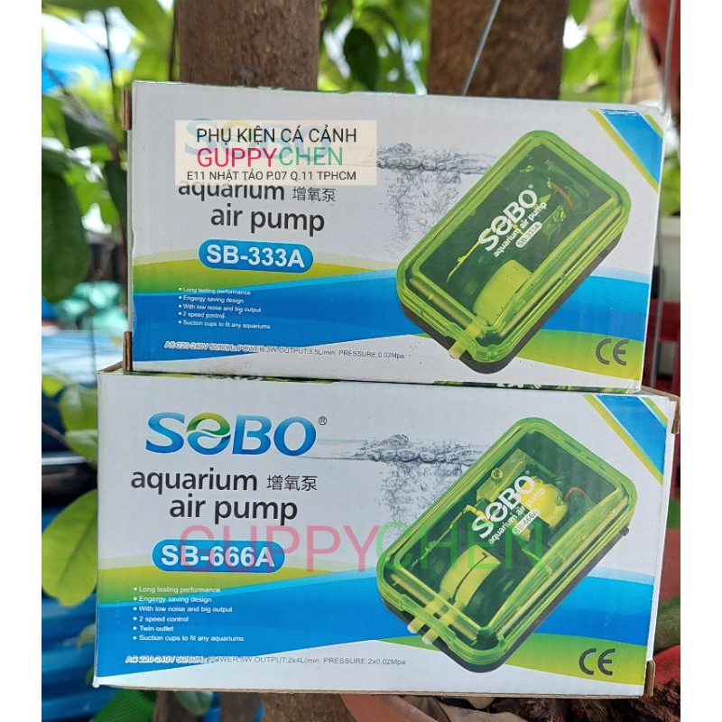 Máy Sủi Oxi Sobo 333A - 666A Cho Hồ Cá | Shopee Việt Nam