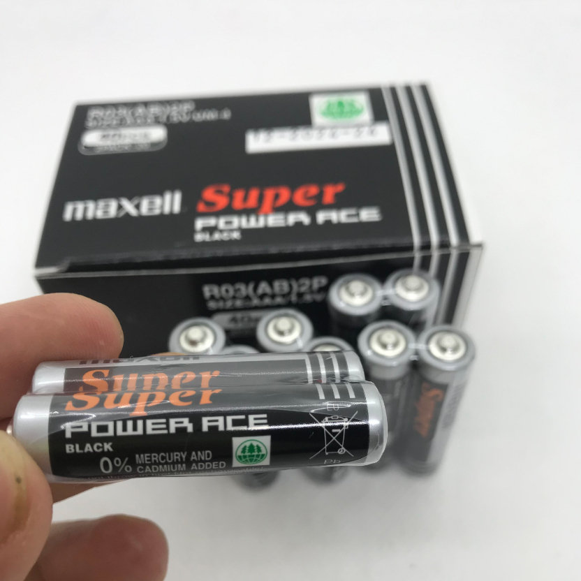 Pin AAA Maxell Super Power Ace Black 1.5V (vỉ 2 viên) hàng chính hãng ...