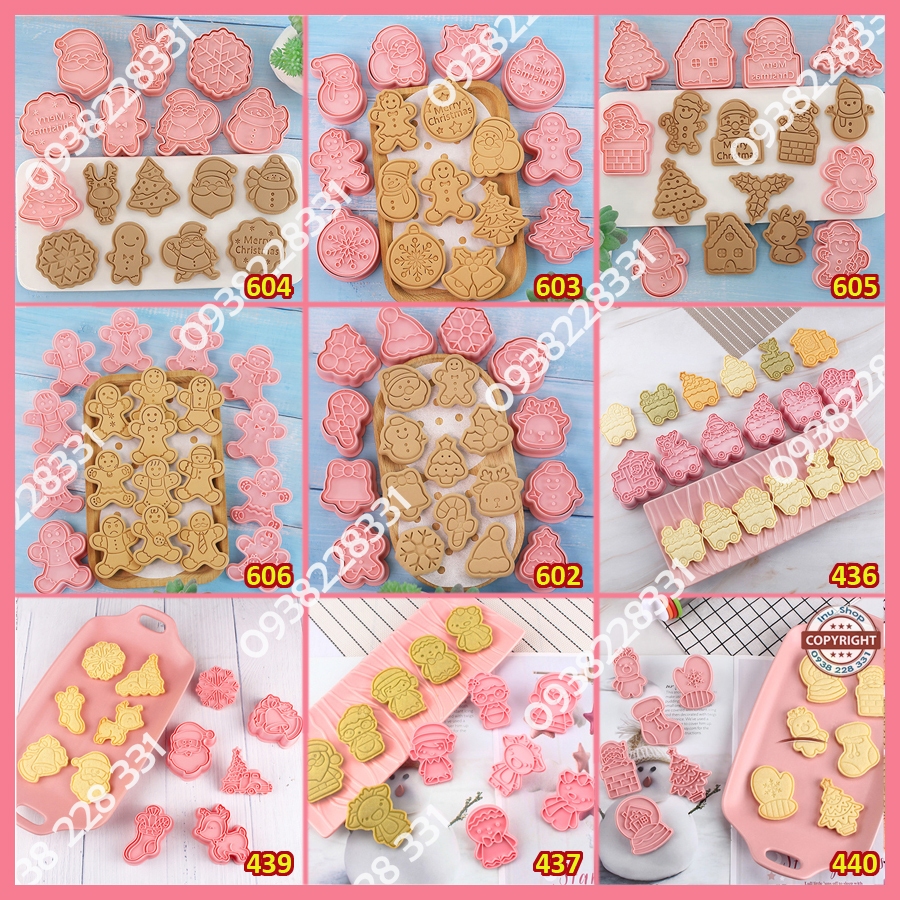 [+40 mẫu] Bộ khuôn làm bánh quy cookies Noel giáng sinh, khuôn cutter ...