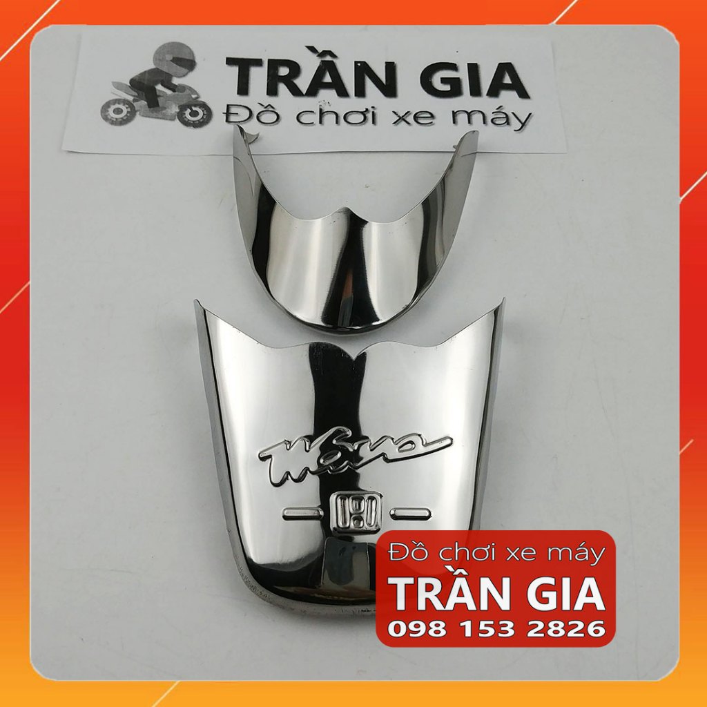 Chỉ mũi dè trước sau inox xe Wave Alpha 100 (2006-2016) Wave RS 100 ốp ...