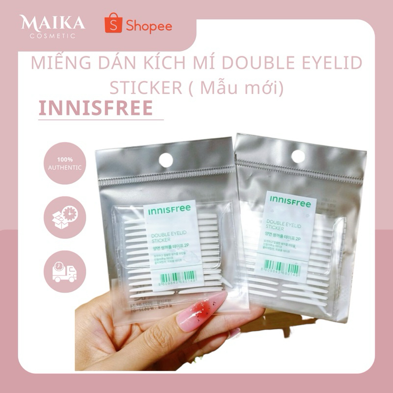 Miếng Dán Kích Mí Innisfree Double Sided Double Eyelid Tape | Shopee ...