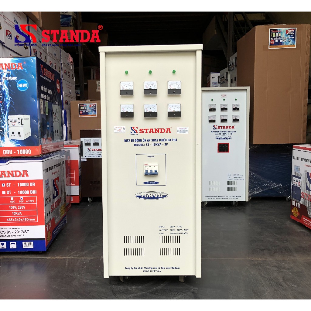Ổn áp STANDA 15KVA dải 260V - 430V chính hãng | Shopee Việt Nam