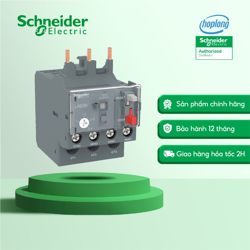 Rơ le nhiệt dải cài đặt dùng cho khởi LC1E25-38 SCHNEIDER LRE22 dải cài ...
