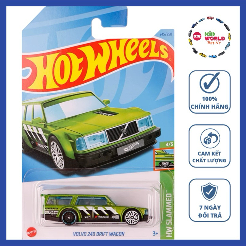 Xe mô hình Hot Wheels basic Volvo 240 Drift Wagon HKJ07. | Shopee Việt Nam