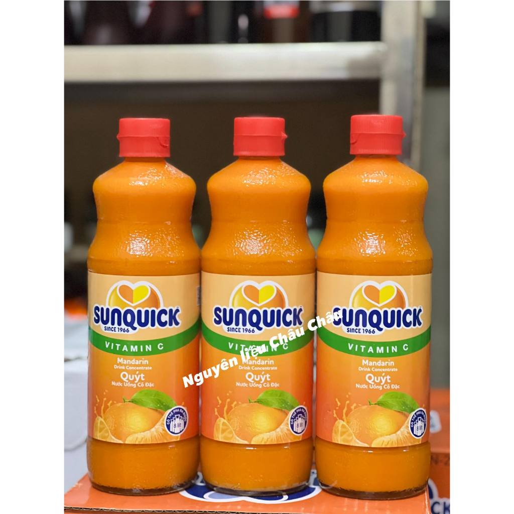 Siro SUNQUICK VỊ QUÝT/ NƯỚC ÉP CÔ ĐẶC QUÝT CHAI 840ML - CÓ CHAI 120ML ...