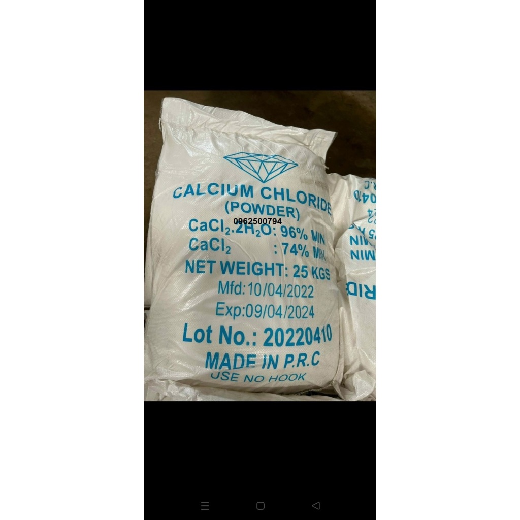 Canxi Chlorua – CaCl2.2H2O – Calcium Chloride Powder – Canxi bột nguyên ...