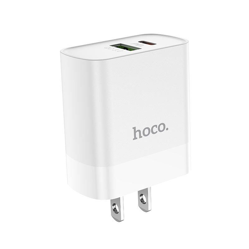 Củ sạc nhanh 20w Hoco C80 chân cắm dẹp có 2 cổng USB và Type-C | Shopee ...