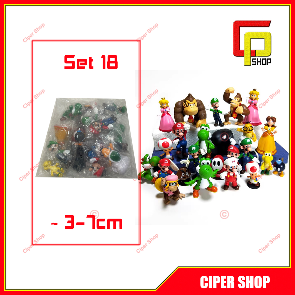 Mô hình nhân vật trong game Mario - Figure Mario bros - Mô hình Mario ...